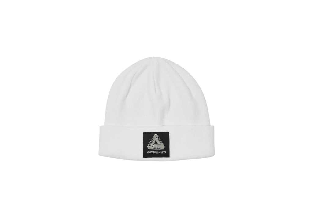 PALACE BEANIE AMG WHITE - PalaceCommunity