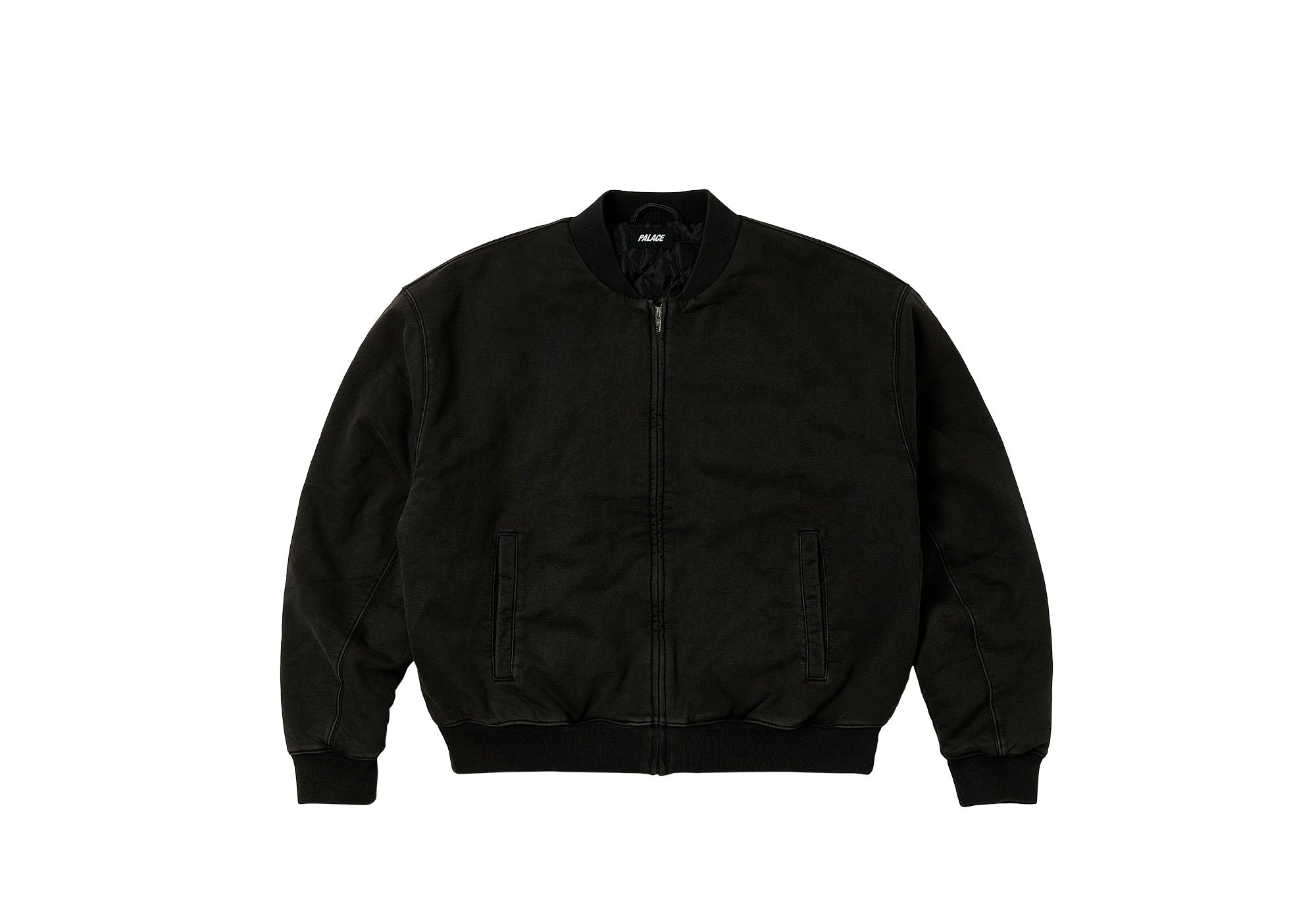 WASH OUT BOMBER JACKET BLACK - Spring 2023 - Palace