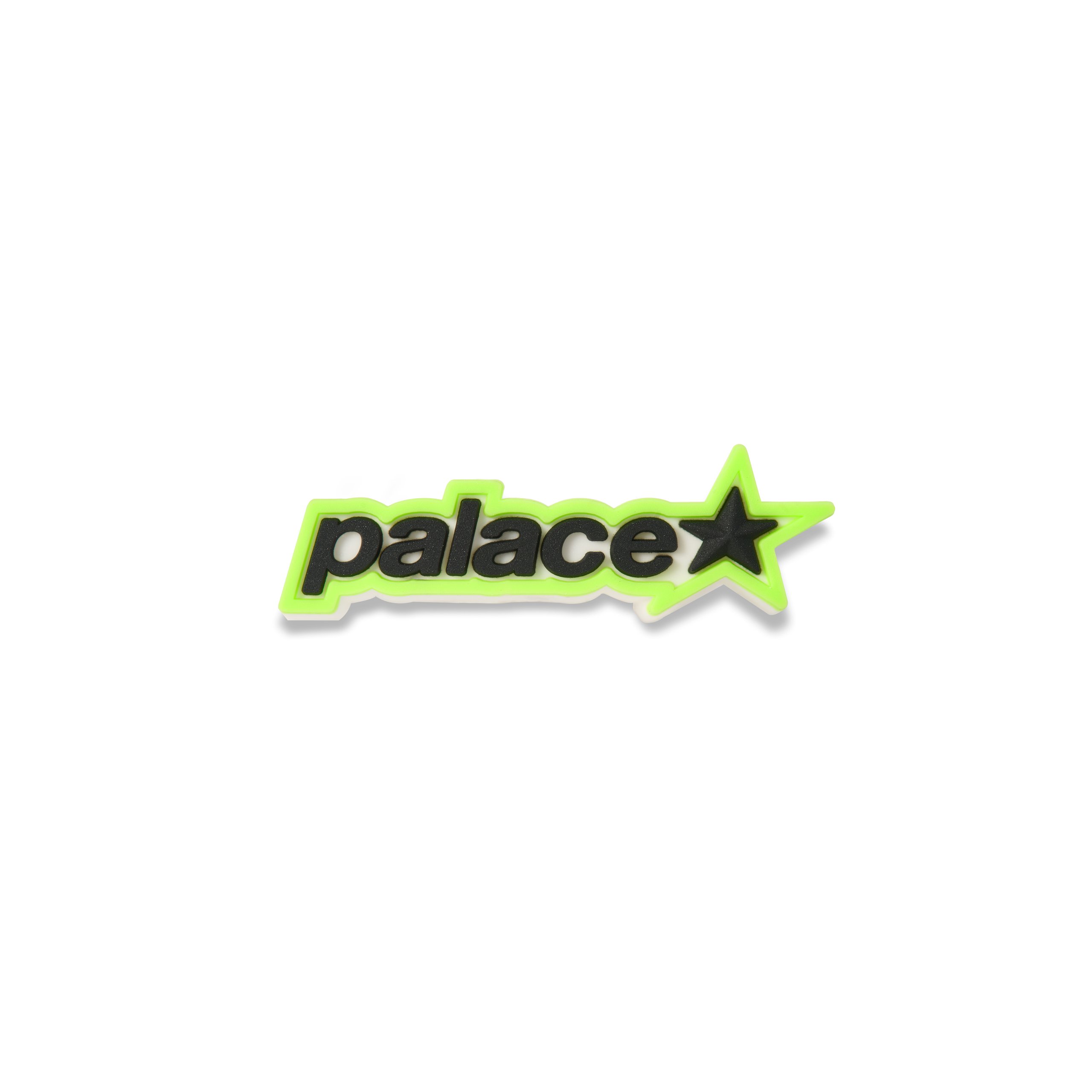 P STAR PIN BADGE WHITE / GREEN - Spring 2026 - Palace