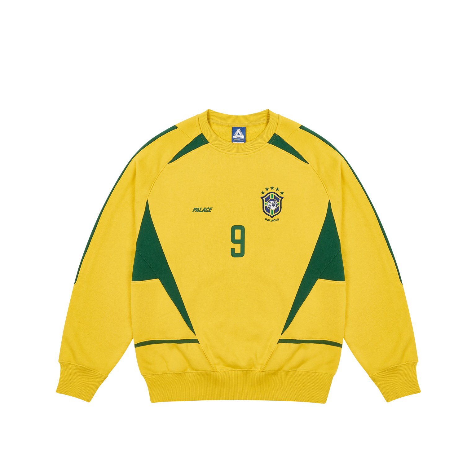 PRO TEAM 02 CREW YELLOW - Winter 2024 - Palace
